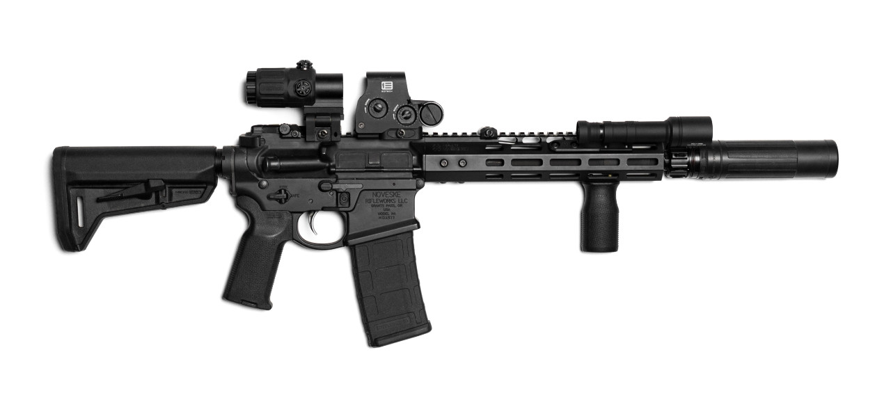 Sandman X: Short, Low Back Pressure 30 Cal Suppressor