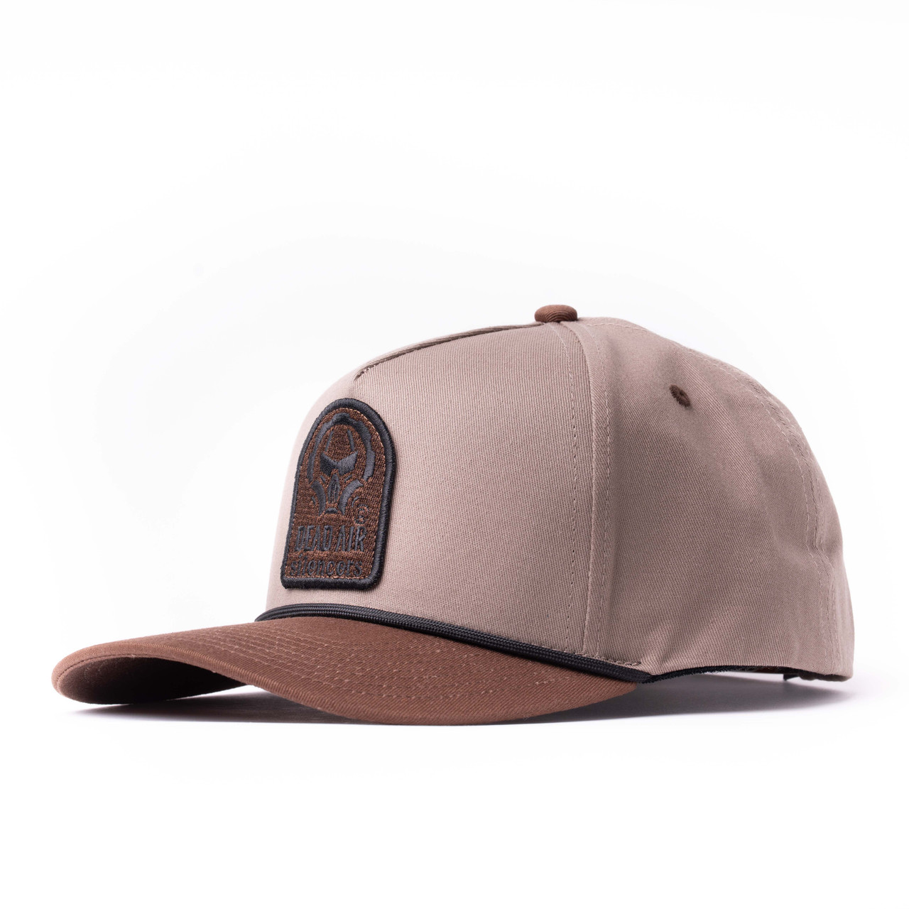 High-Crown 5-Panel Chocolate Rope Hat