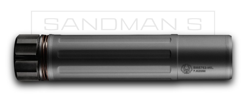 Sandman X: Short, Low Back Pressure 30 Cal Suppressor