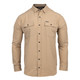 Heavyweight Tactical Snap Flannel Quicksand/Black