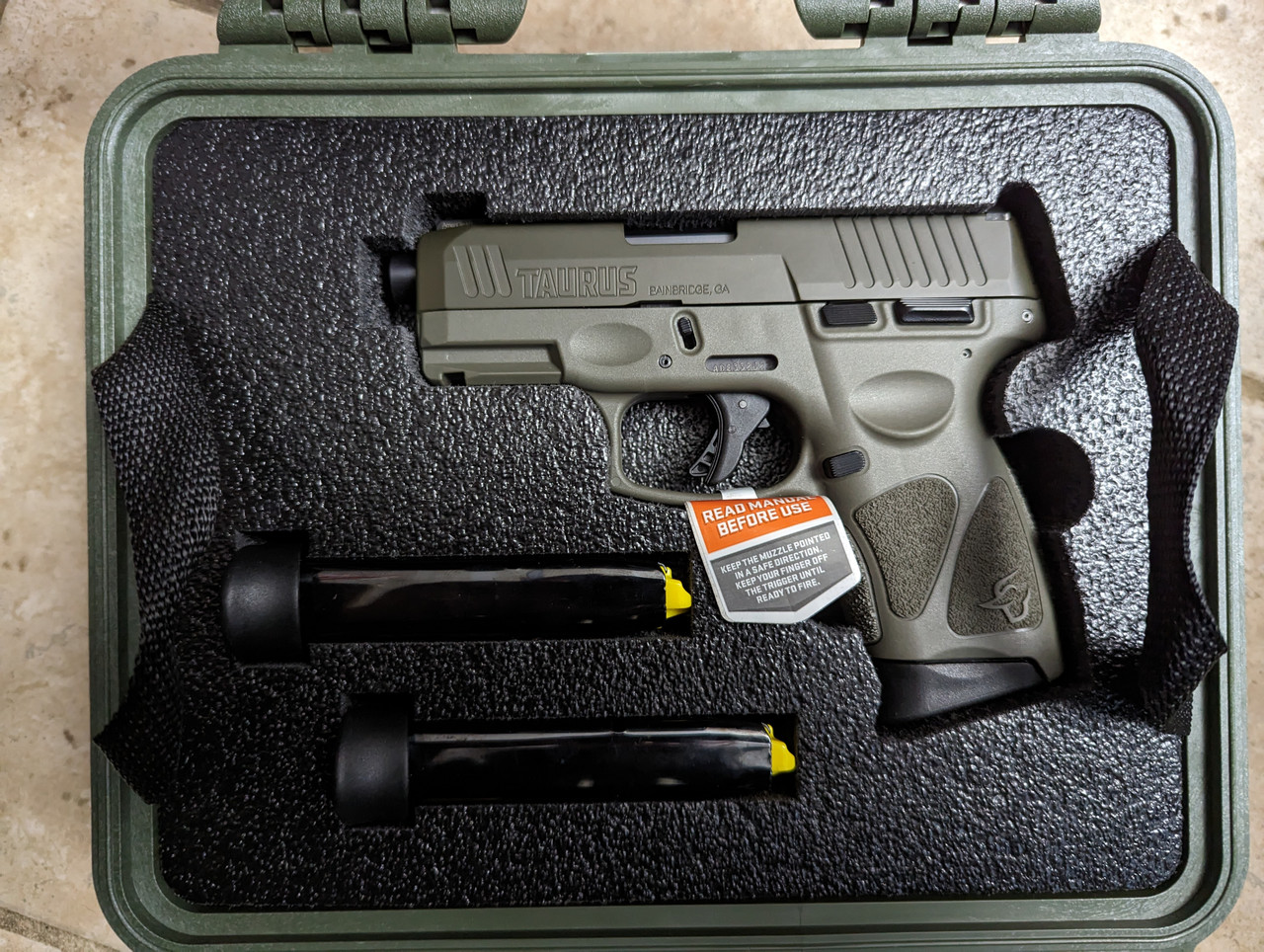 Taurus G3C Go Kit MyCaseBuilder Case and Custom Foam