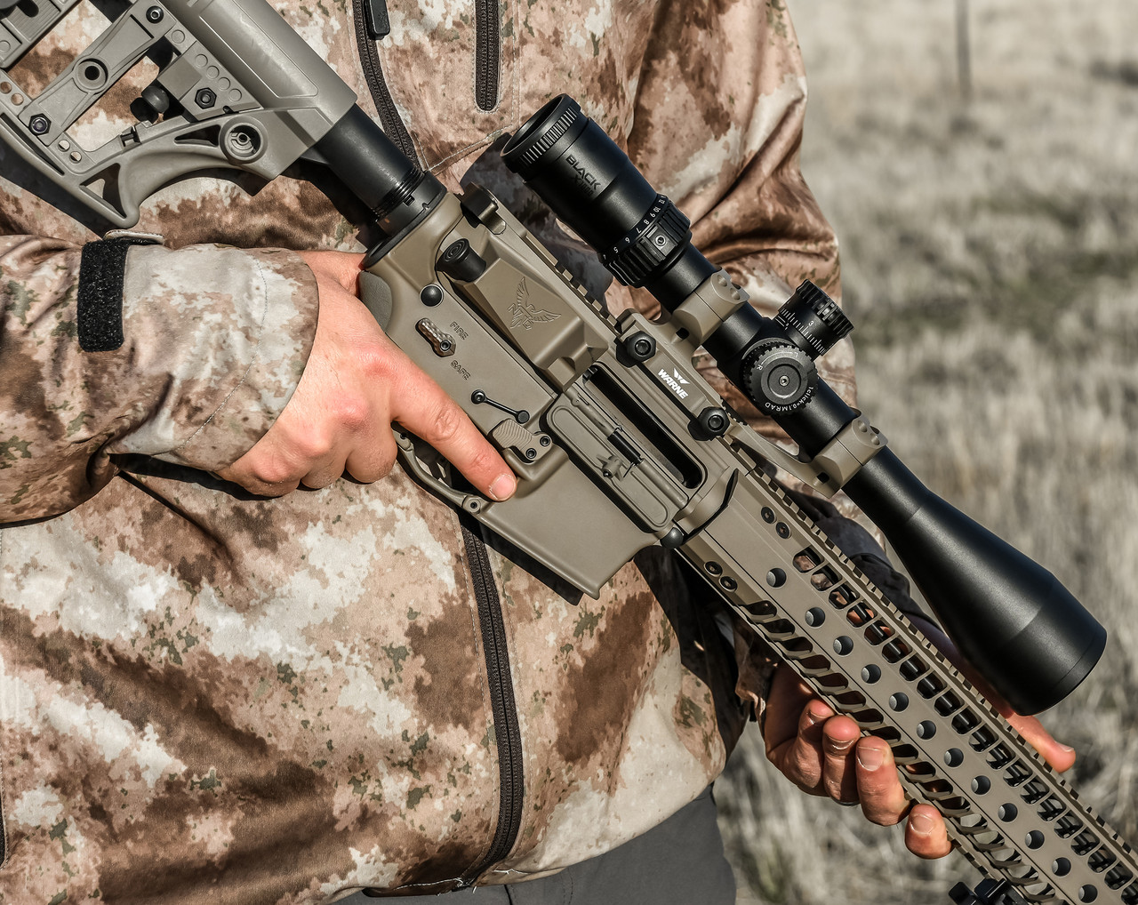 XSKEL34DE Gen 2, Extended Skeletonized 34mm MSR Mount, Dark Earth ...