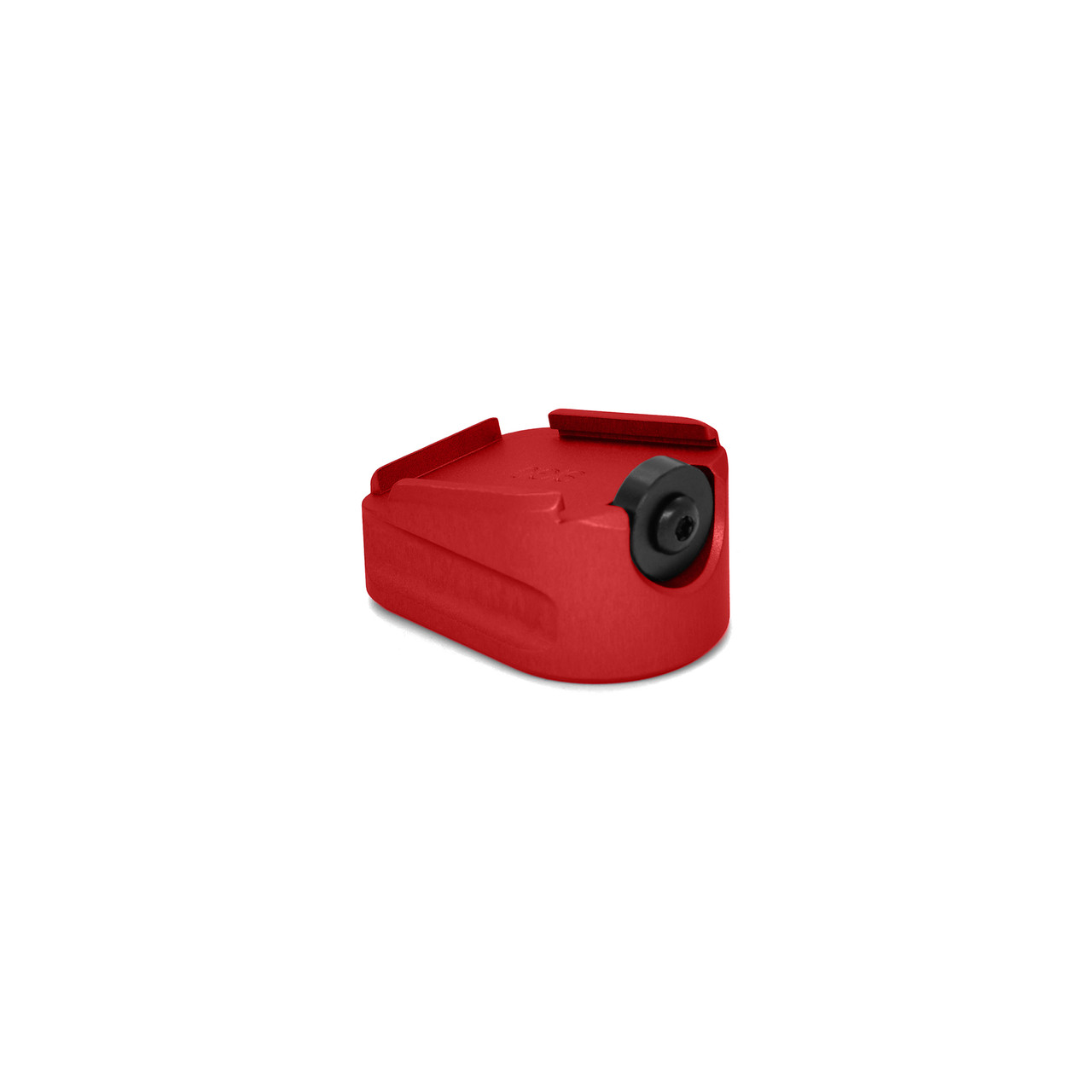 Sig P320 9mm, Red, Capacity +0 Extended Base Pad - Warne Scope Mounts