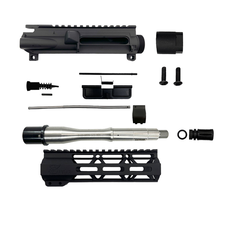 ZAVIAR 7.5" 5.56 NATO STAINLESS STEEL UPPER KIT / 1:7 TWIST / 7" MLOK ...