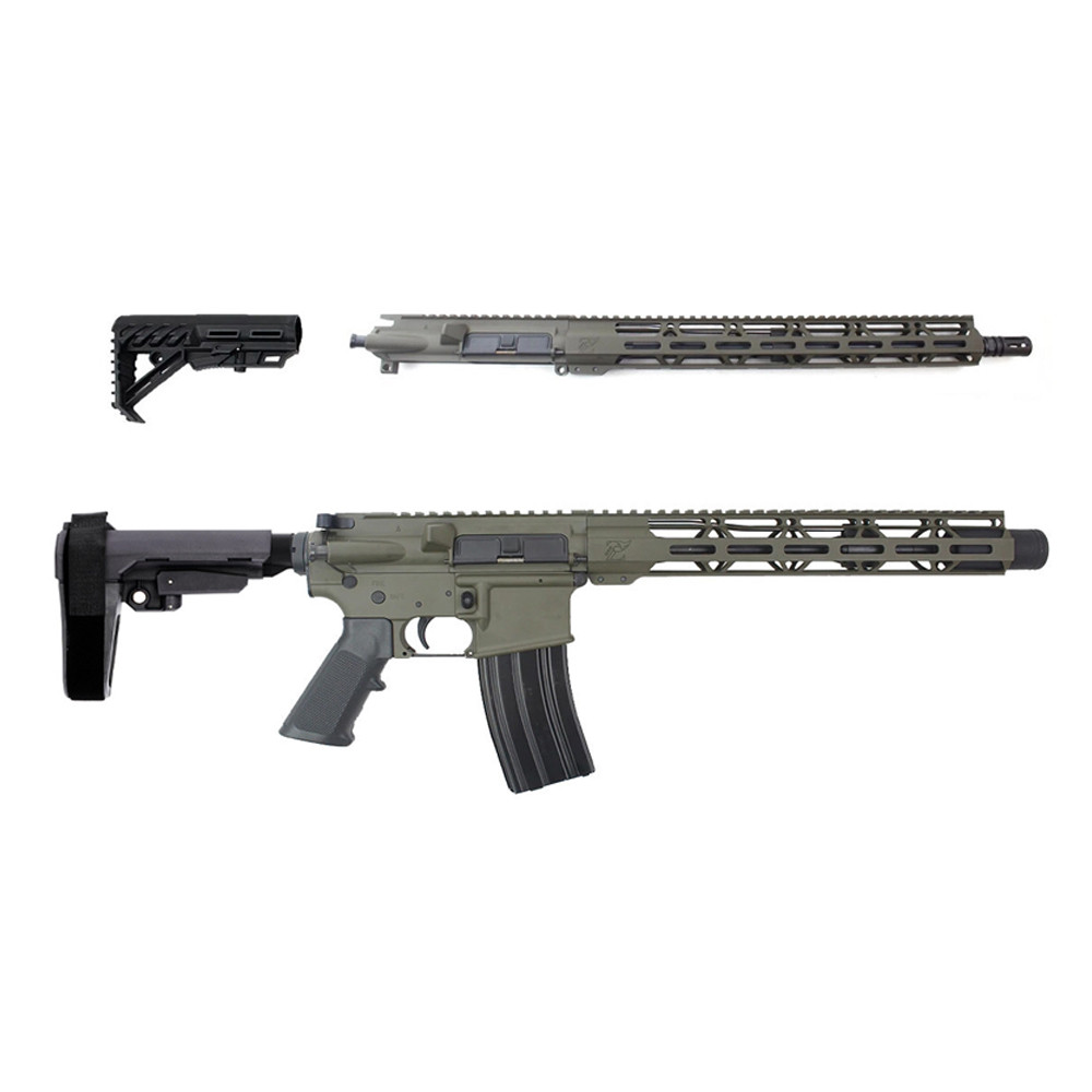 Zaviar Firearms 5.56 Nato 'Operator Series' 16" OD Green & 10.5" OD ...