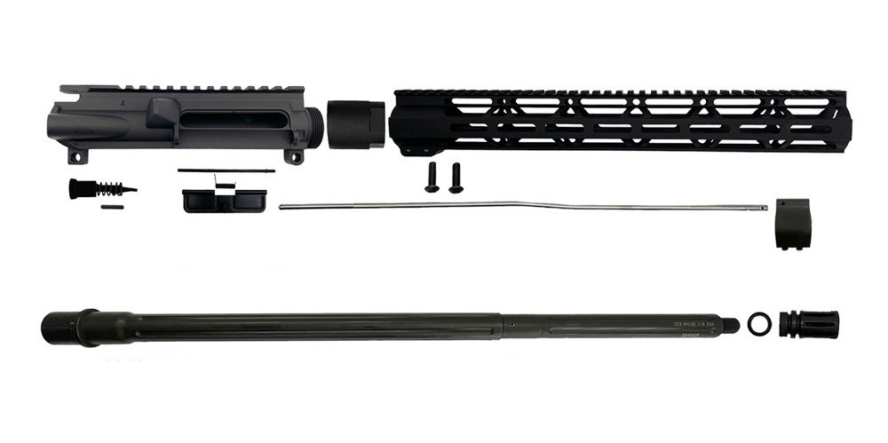 ZAVIAR AR15 'Operator Series' 20" STRAIGHT FLUTED NITRIDE BUILDER KIT ...