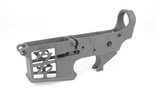 ZAVIAR BLACK CERAKOTED SKELETONIZED COMPLETE LOWER RECEIVER