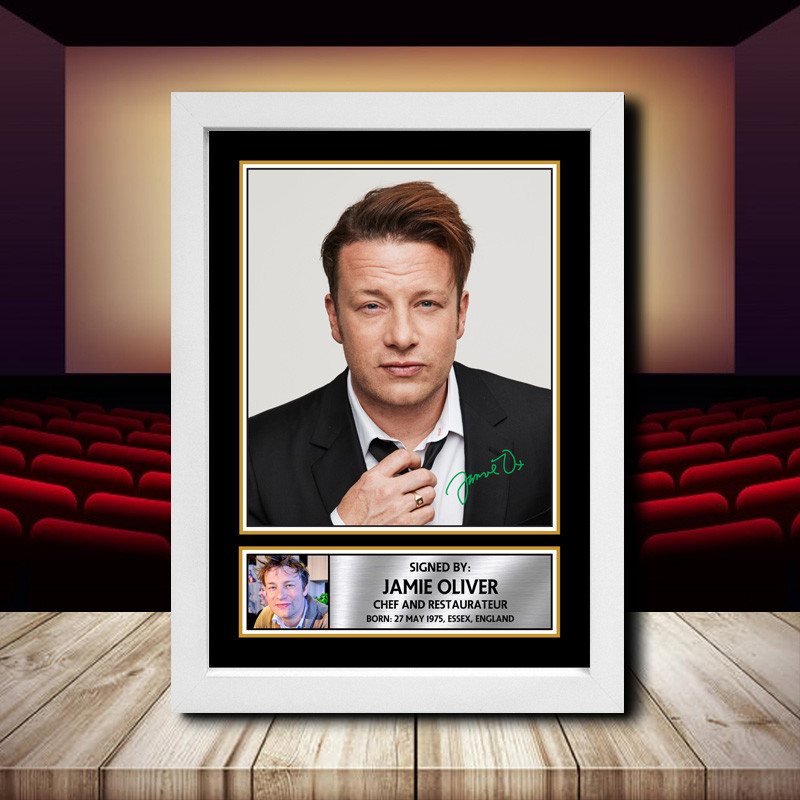 Collectibles Memorabilia Jamie oliver signed autographed photo Art ...