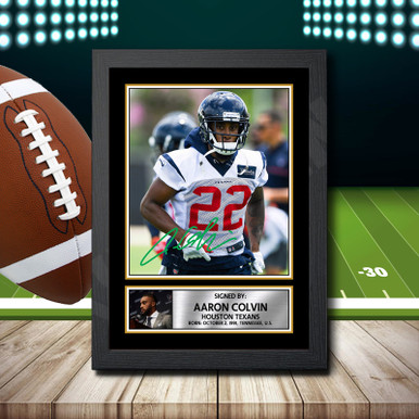 Aaron Colvin 2 - Signed Autographed NFL Star Print - Celebrity Poster ...