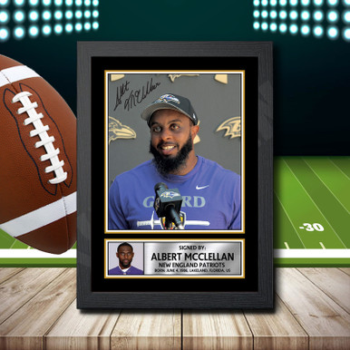 Albert Mcclellan 2 - Signed Autographed NFL Star Print - Celebrity ...