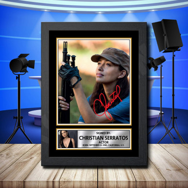 Christian Serratos Signed Autographed Television Star Poster Print ...