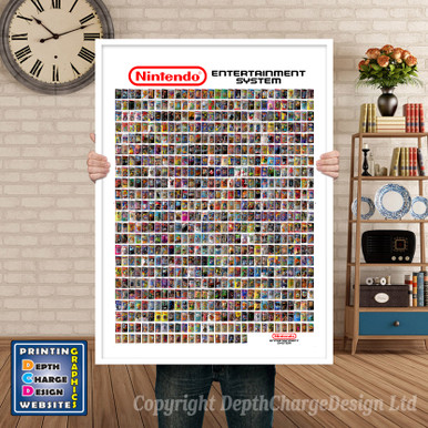 Limited Edition Nes Poster Game Artwork Poster - Celebrity Poster Prints