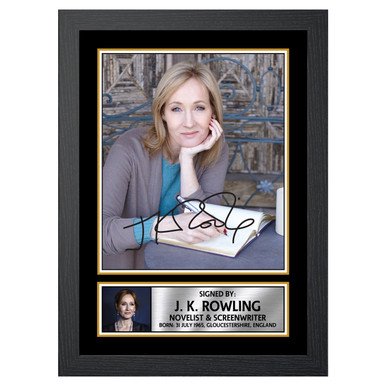 J.K. Rowling M222 Authors Autographed Poster Print Photo Signature Gift ...