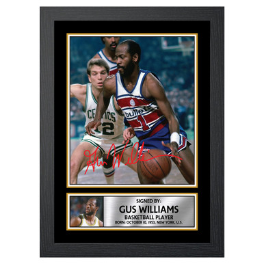 Gus Williams 2 Basketball Player Autographed Poster Print Photo ...
