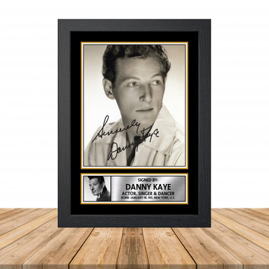 Danny Kaye M833 Television Autographed Poster Print Photo Signature ...