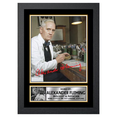 Alexander Fleming M413 Scientist Autographed Poster Print Photo ...