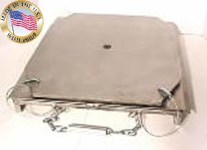 Wheel Alignment Turn-plates Heavy Duty Stainless Steel