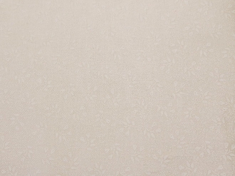 109 pure white, Tone On Tone White With Tonal Flowers , 100% Cotton, 42 ...