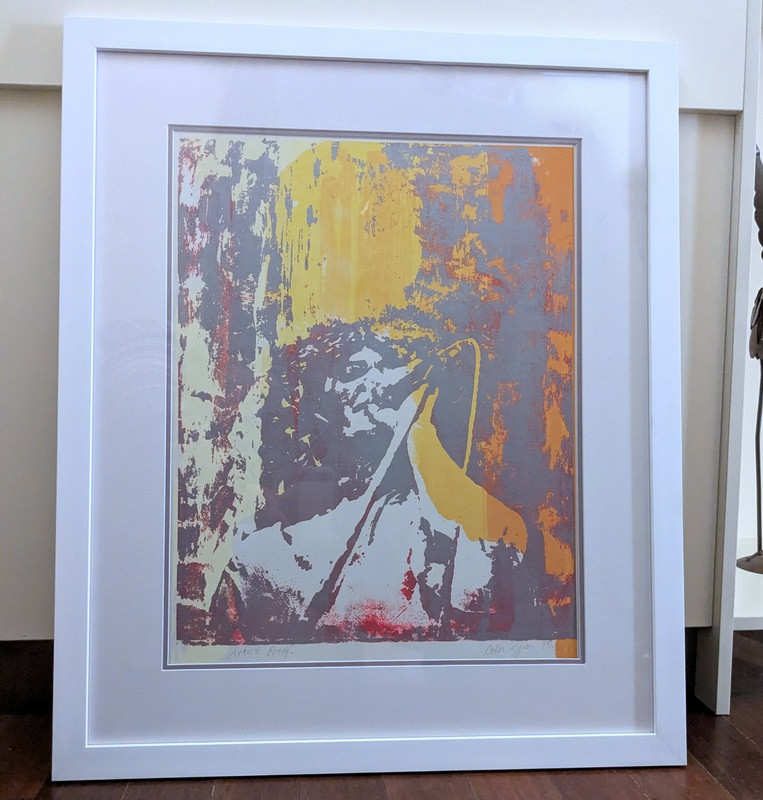 Vintage Australian Colin Dyson Screen Print 'The Singer'- In Store at ...