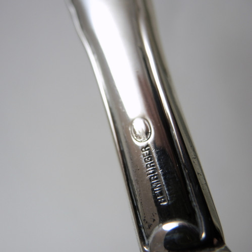 Vintage 28cm Danish 3 Tower Solid Silver Cake Knife 1951- In Store