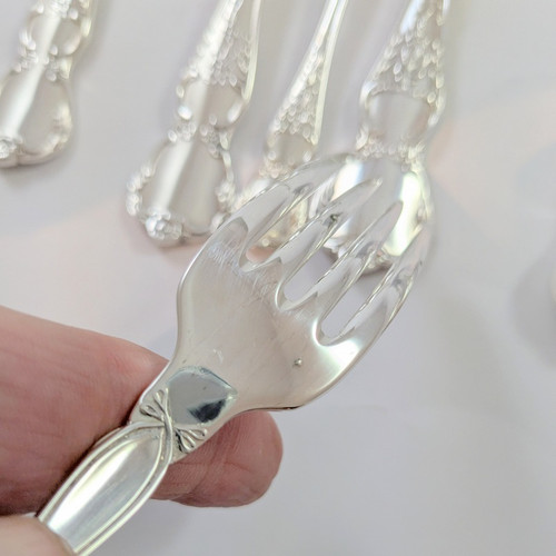 Vintage Australian 44 piece Rodd Camille Silver Plate Cutlery Set for 6 ...