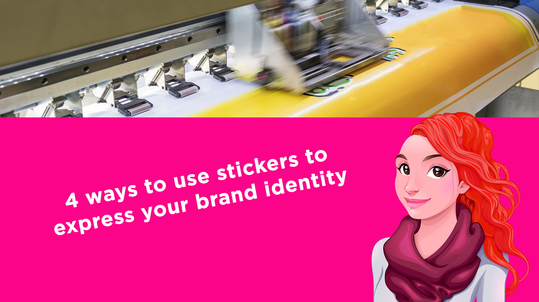 4 ways to use stickers to express your brand identity - Wee Print Ltd