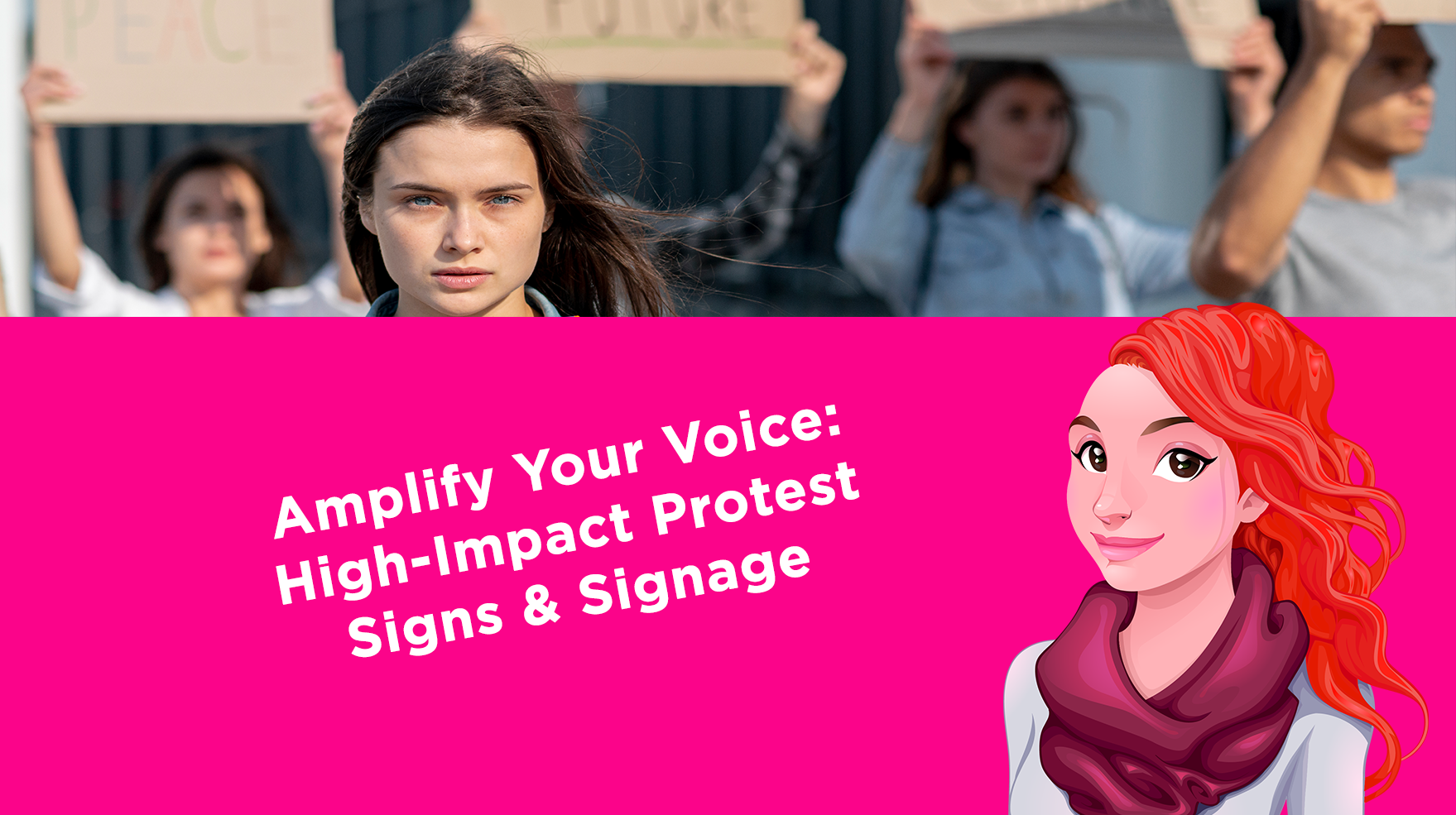 Amplify Your Voice: High-Impact Protest Signs & Signage - Wee Print Ltd