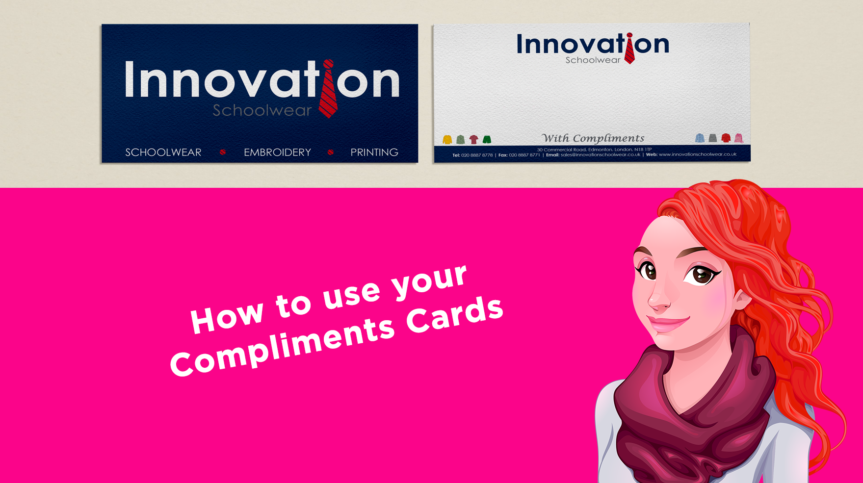 How to use your Compliments Cards - Wee Print Ltd
