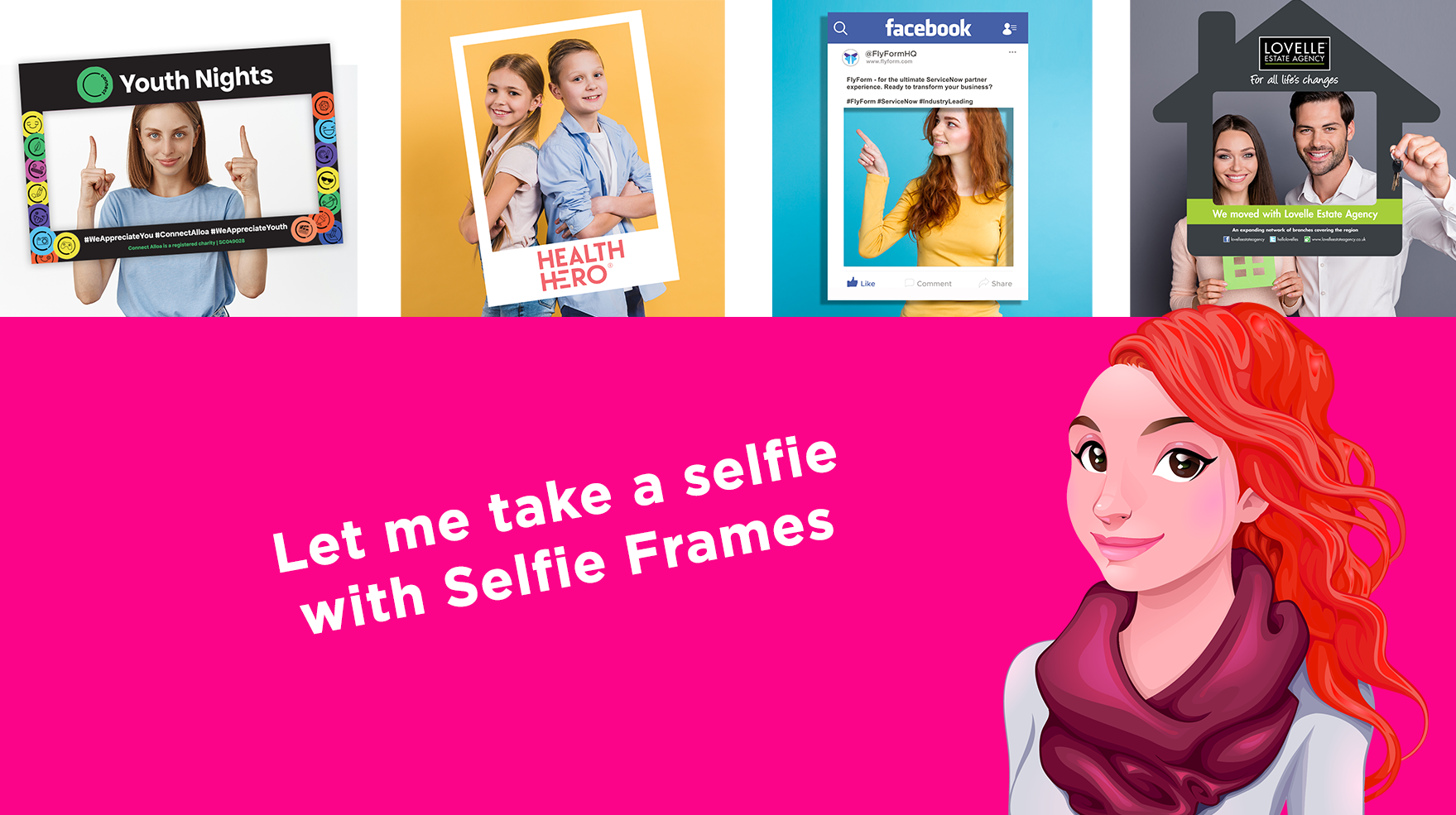 Let me take a selfie with Selfie Frames - Wee Print Ltd