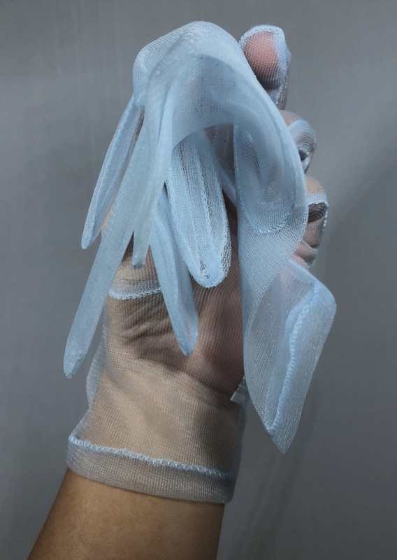 Ethereal Elegance Sheer Wrist Length Gloves
