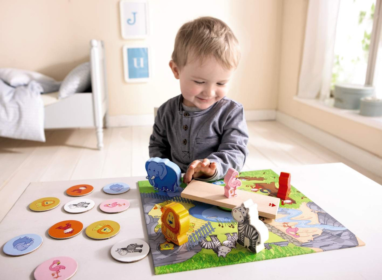Haba Animal Merry-Go-Round Motor Skill Game - MariposaHill