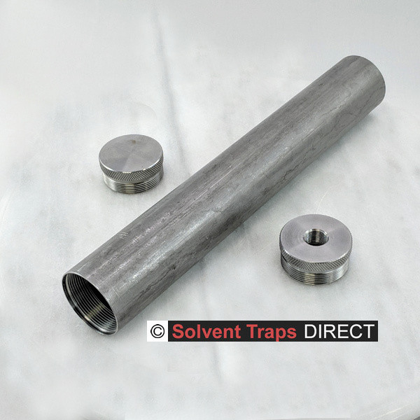 D-Cell Carbon Steel Solvent Trap Kit - Ten Inch - 10 in 1-2 X 28 End ...