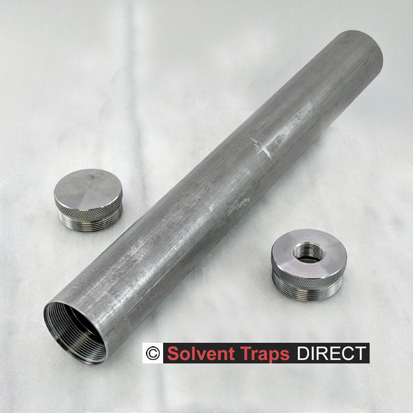 D-Cell Carbon Steel Solvent Trap Kit 12 in 5-8 X 24 End Cap Thread ...
