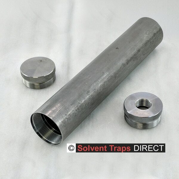 D-Cell Carbon Steel Solvent Trap Kit 8 in 1-2 X 28 End Cap Thread ...