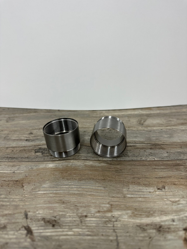 D-Cell 1.375X24 (M) (HUB) to our QAA 1 7/16X20 (F) Ti Adapter - Solvent ...
