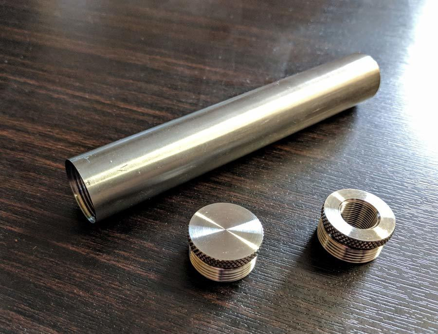 A-Cell Titanium Solvent Trap Kit 6 in - 1/2x28 Thread Protector ...