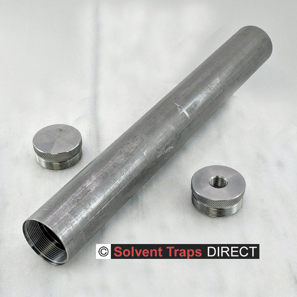D-Cell Carbon Steel Solvent Trap Kit 12 in with QAA - Solvent Traps ...