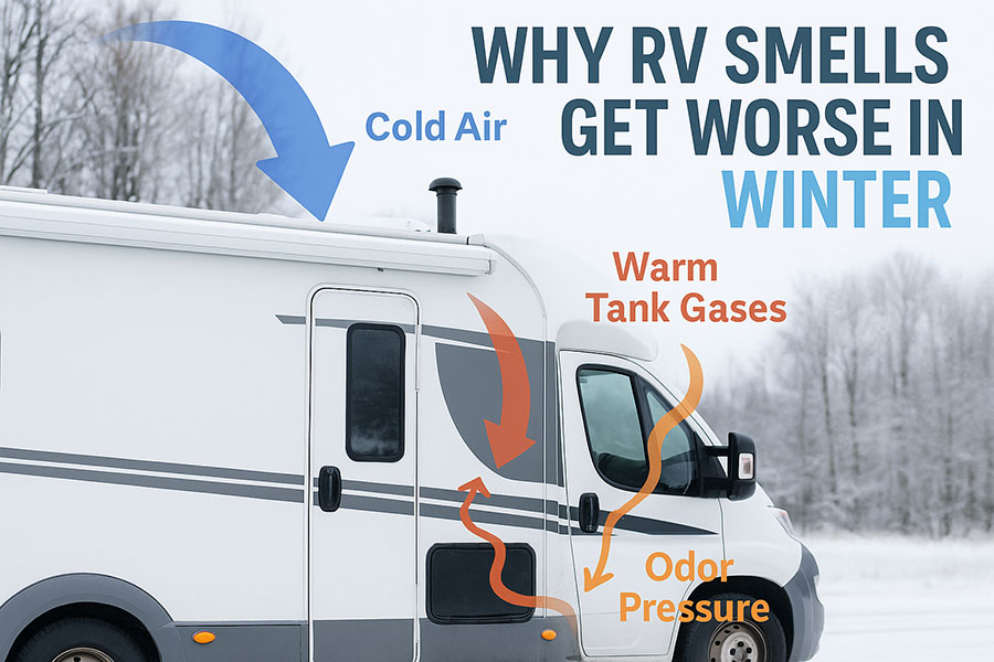 Why Your RV Smells Worse in Cold Weather - HAPPY CAMPERS