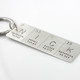 Periodic Table Key Chain | hand stamped and personalized