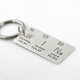 Periodic Table Key Chain | hand stamped and personalized