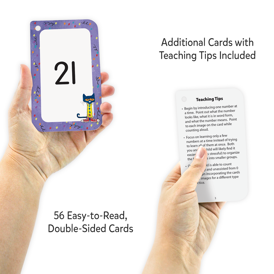 Pete the Cat® Numbers 0-25 Flash Cards - Kel's Educational Corner