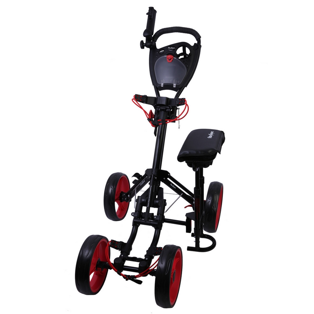 MacGregor Golf Deluxe VIP 4 Wheel Golf Trolley With Seat - The Sports HQ
