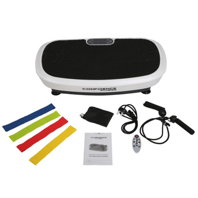 Confidence Fitness Vibration Plate Trainer Ultra 3D Dual Motor Exercise ...