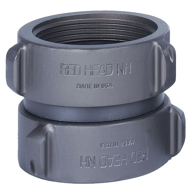 Red Head 2.5" x 2.5" Double Female Rocker Lug Adapter