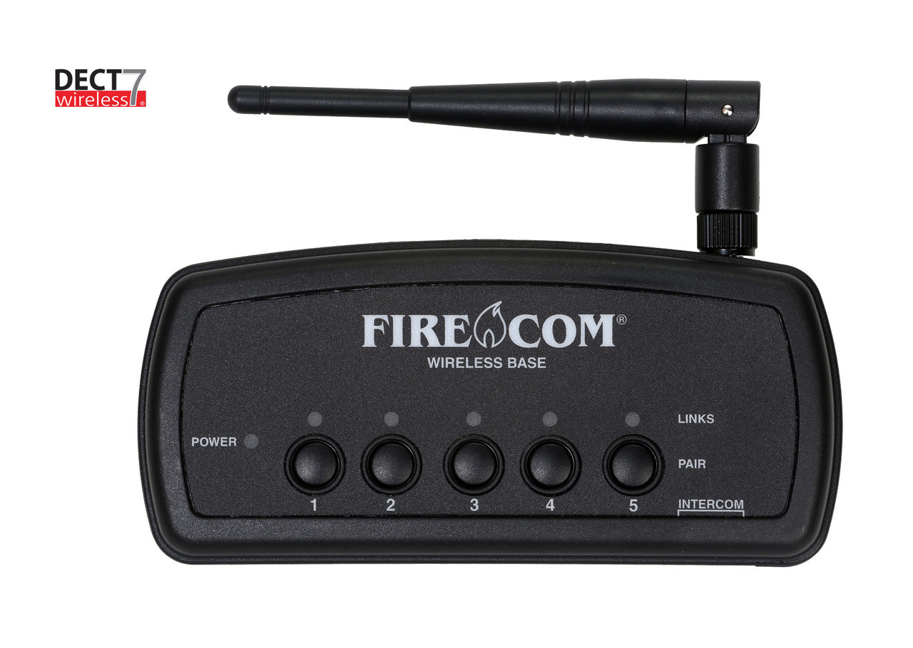 FireCom DECT7 Wireless Base Station with Rabio Transmit & Intercom ...