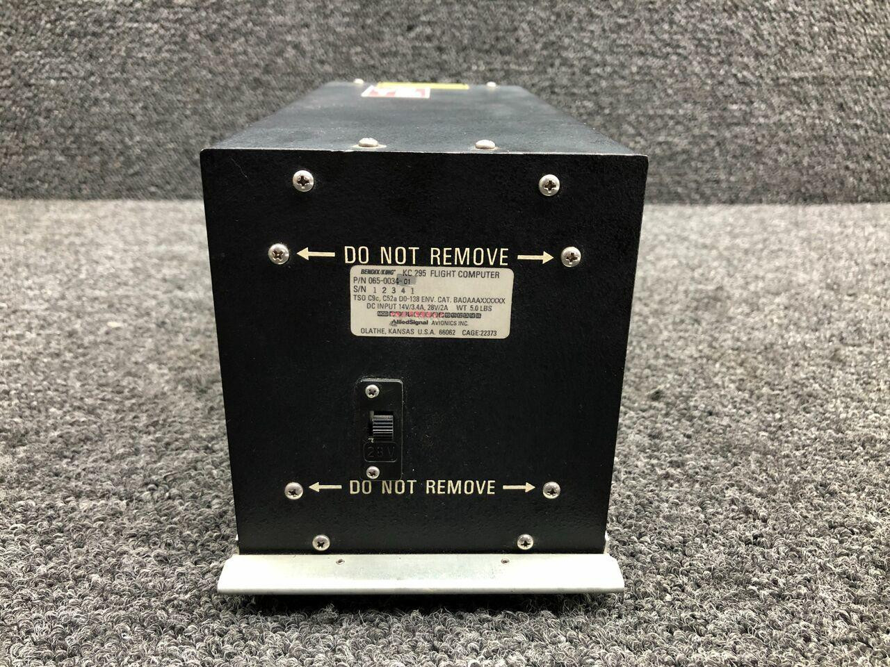 065-0034-01 Bendix King KC-295 Flight Computer W/ Tray (Volts: 14-28)