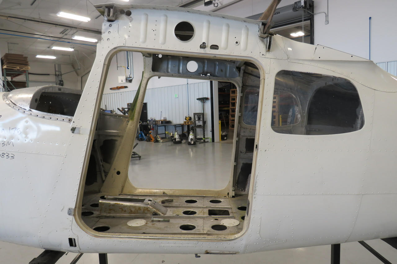 Cessna 175 Fuselage For Sale With Bill of Sale and Data Tag