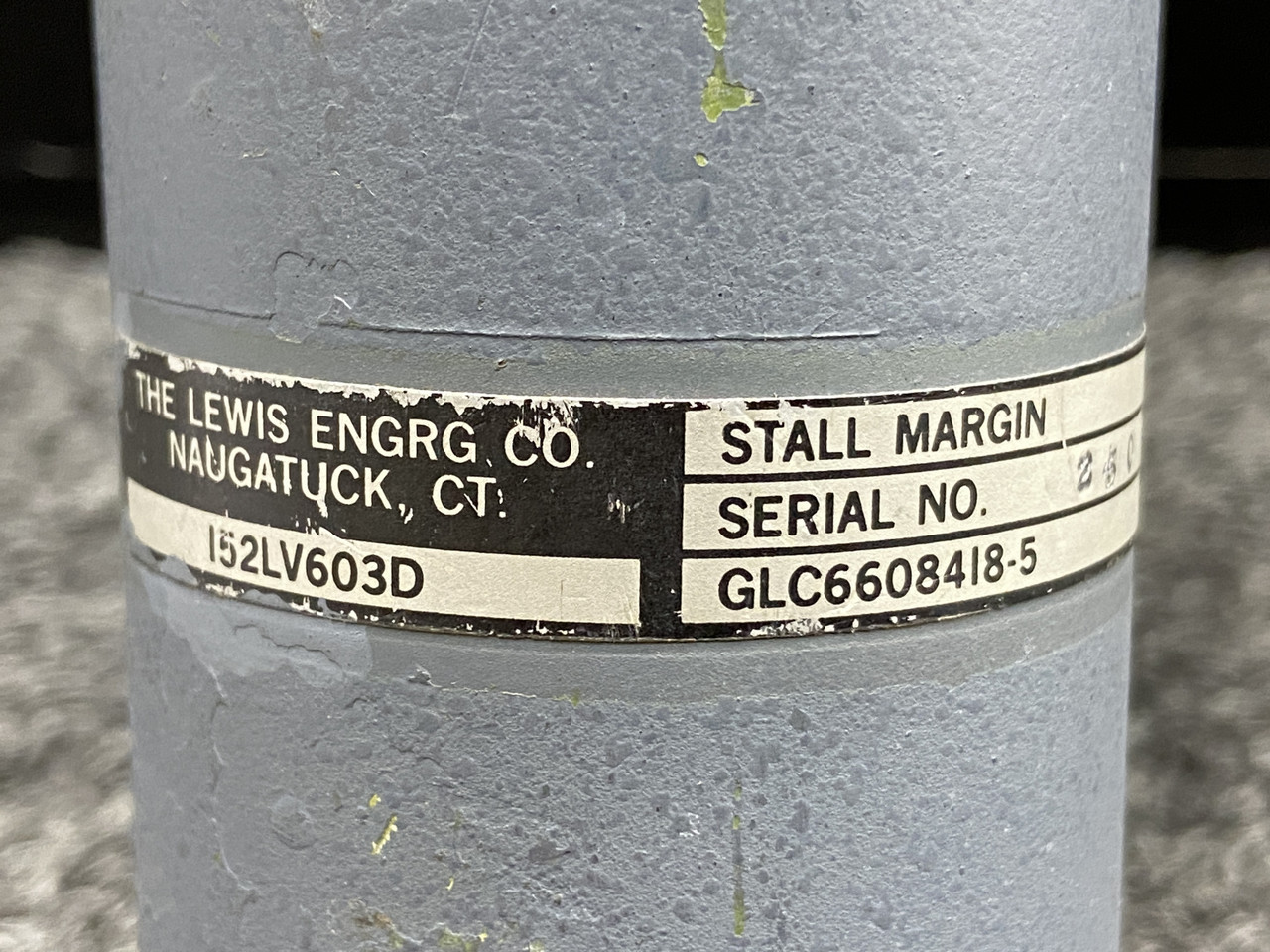 152LV603D (Alt PN: GLC6608418-5) Lewis Engineering Stall Margin Indicator