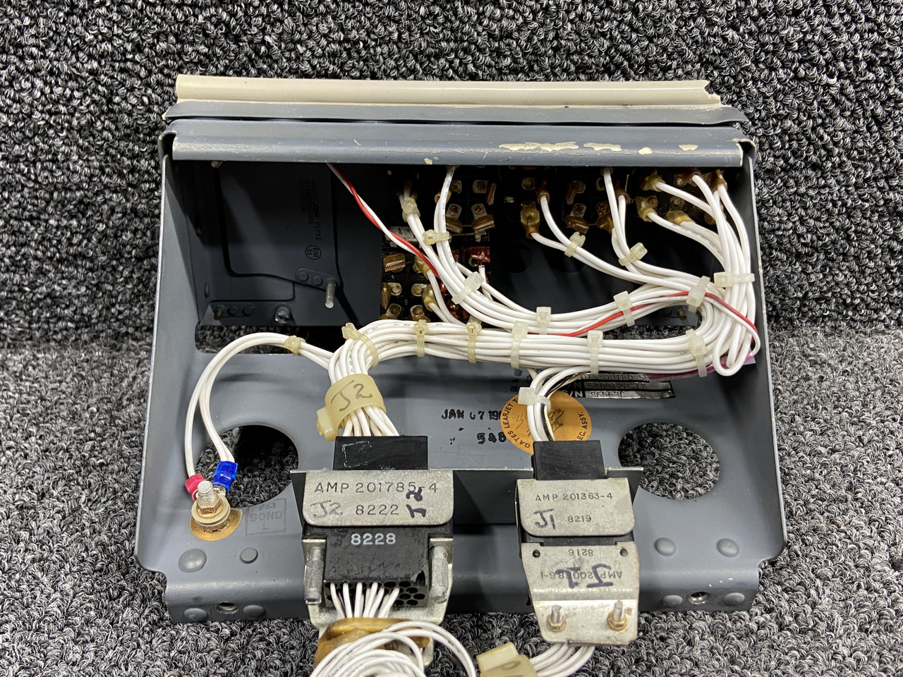 5489120-13, JG911B16 Lear Jet 55 Pilots Overlay Switch Panel Assembly ...