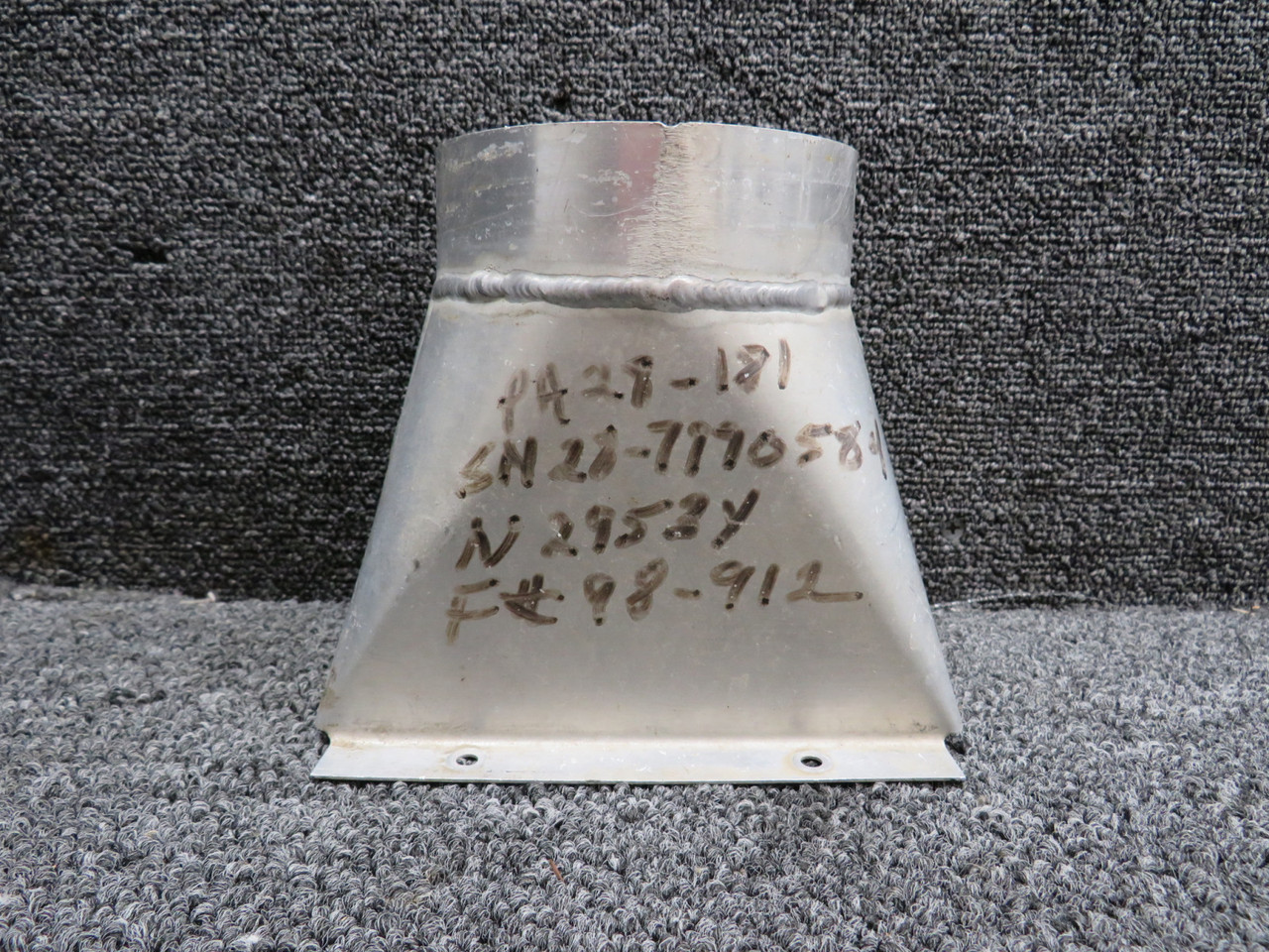 62985-000 Piper PA-28-181 Oil Radiator Adapter Duct Assembly For Sale